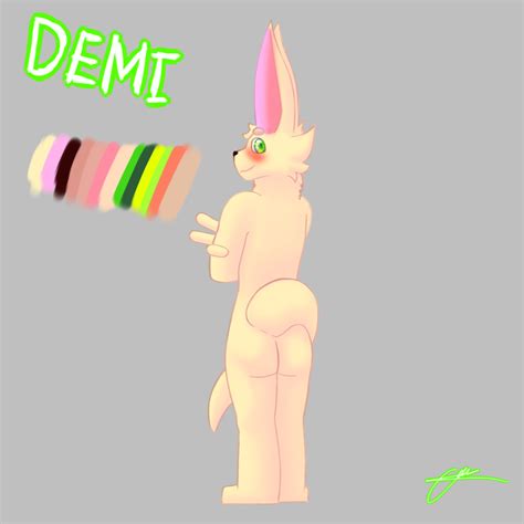 Rule 34 Ass Blush Canid Canine Demi Owo Fennec Fox Hi Res Hybrid Male