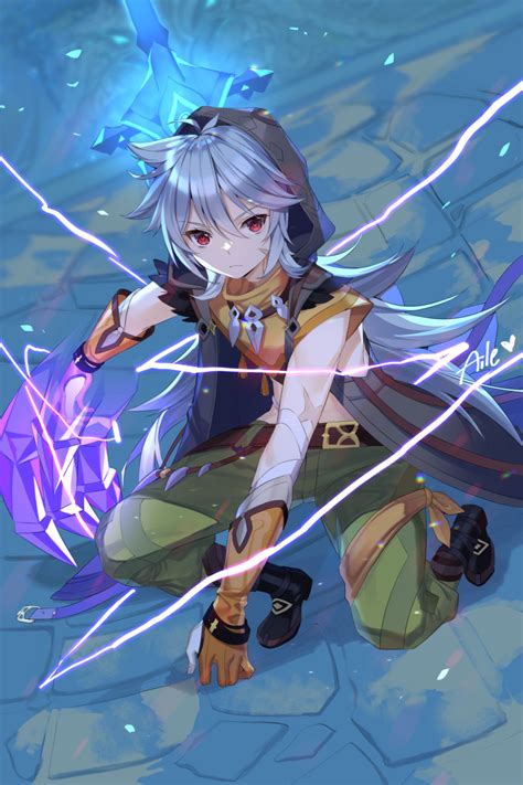 Aile Crossroads Razor Genshin Impact Genshin Impact Highres