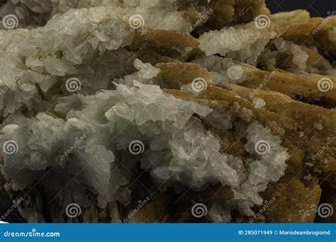 Barite Mineral Specimen Rock Sample Mineral Collection Stock Image
