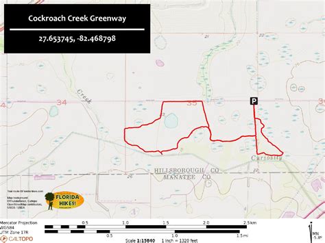 Cockroach Creek Greenway Nature Preserve Florida Hikes
