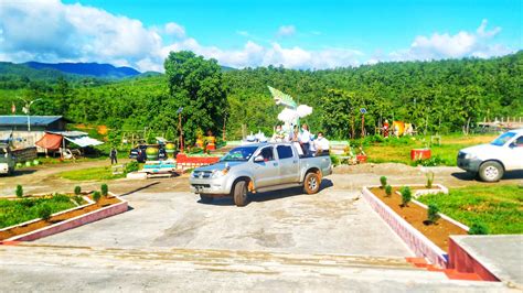 ဖားဆောင်းမြို့ဝင် ရတနာစျာန်အောင်စေတီတော်မြတ်ကြီး၌ အသစ်တင်လှူမည့် စိန်ဖူးတော်သစ်မြို့တွင်း တစ်ပတ