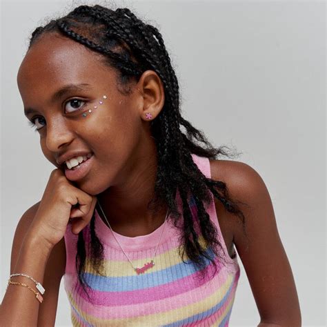 Mini Twinkle Girls Enamel Name Necklace In Sterling Silver Theo Grace