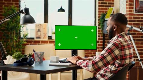 Premium Photo African American Teleworking Freelancer Inputing Data