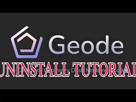 How To Uninstall Geode NO YAPPING Geometry Dash YouTube