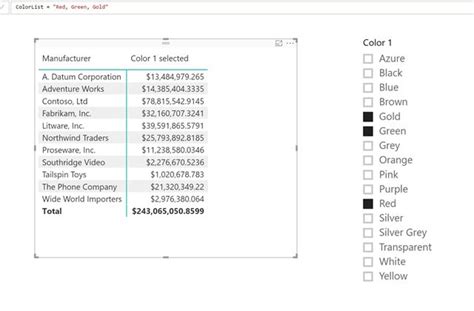filter data based on a comma separated list using calculate and