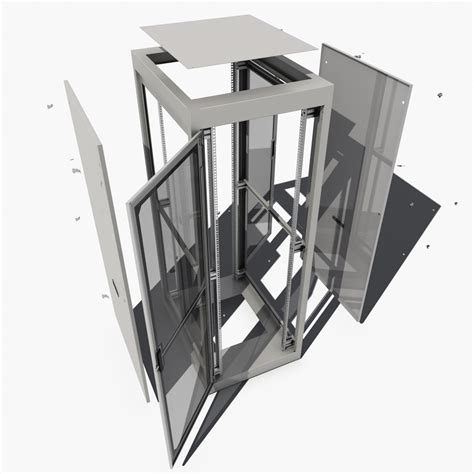 서버 랙 캐비닛 3d 모델 turbosquid 670048
