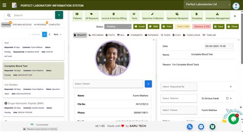 Specimen Reception Workflow And Management