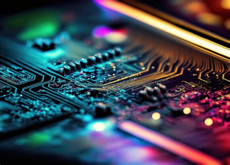 Cpu Motherboard Central Computer Processor Quantum Concept 3d Illustration Quantum Technology