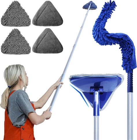Wall Cleaner Mop With Long Handle 80 Inches Wall Scrubber