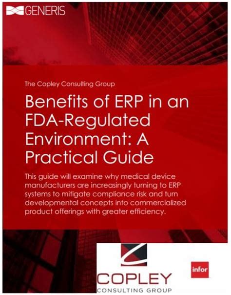 A Practical Guide To Erps In An Fda Regulated Environment • Generis