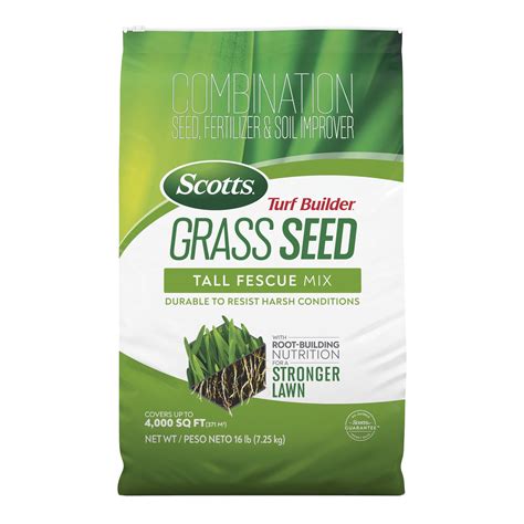 Brandclub Scotts Turf Builder Grass Seed Tall Fescue Mix 16 Lbs