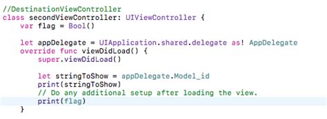 Json Passing Data From One View Controller To Another Stack Overflow