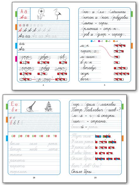 Рабочая тетрадь «Прописи В 4 частях по русскому языку для 1 класса у