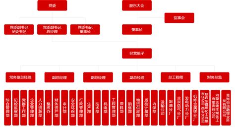 组织架构 陕西东鑫垣化工有限责任公司