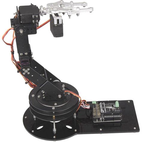 Joy It Robotic Arm Kit Compatable With Arduino And Raspberry Pi Rapid Electronics
