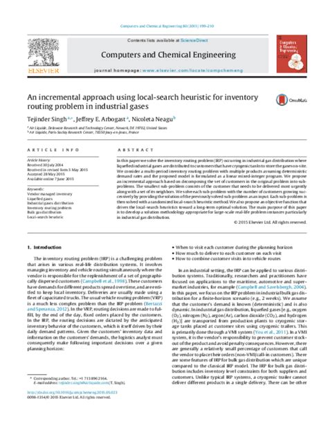 pdf an incremental approach using local search heuristic for