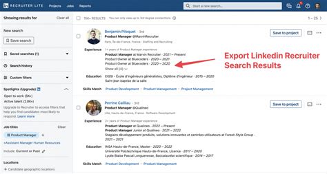 How To Export Linkedin Search Results To Excel In