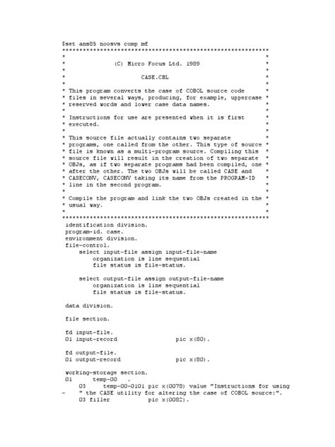 Case Cbl 1 Pdf Parameter Computer Programming Computer Science