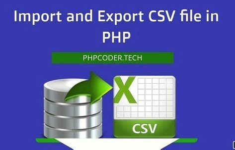 Import And Export Csv File In Php Coding Tasks