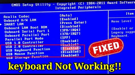 How To Fix Usb Keyboard Mouse Not Working Youtube