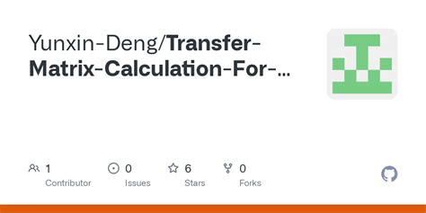 Github Yunxin Dengtransfer Matrix Calculation For Multivalent Interactions