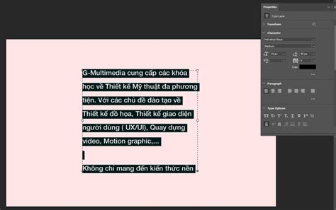 Hướng dẫn cách thêm văn bản bằng công cụ Horizontal Type Tool trong Photoshop