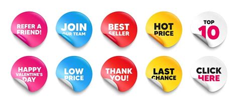 친구 기호를 참조합니다 추천 프로그램 표시 스티커 제공 태그 세트 벡터 3차원 형태에 대한 스톡 벡터 아트 및 기타 이미지 3차원 형태 가격 고객 Istock