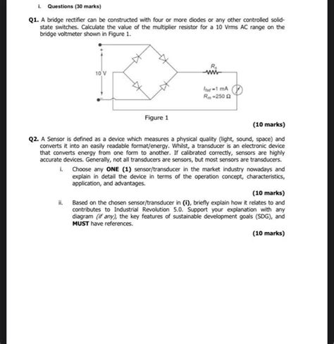 solved instrumentation and
