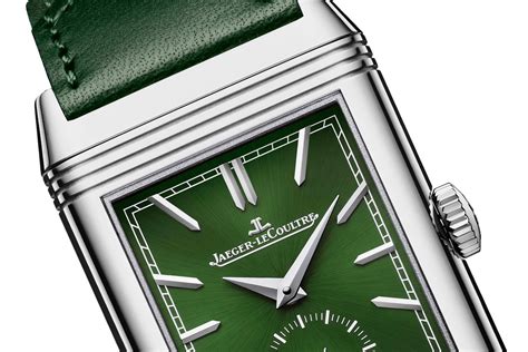 Jaeger Lecoultre Reverso Tribute Small Seconds Green Monochrome Watches