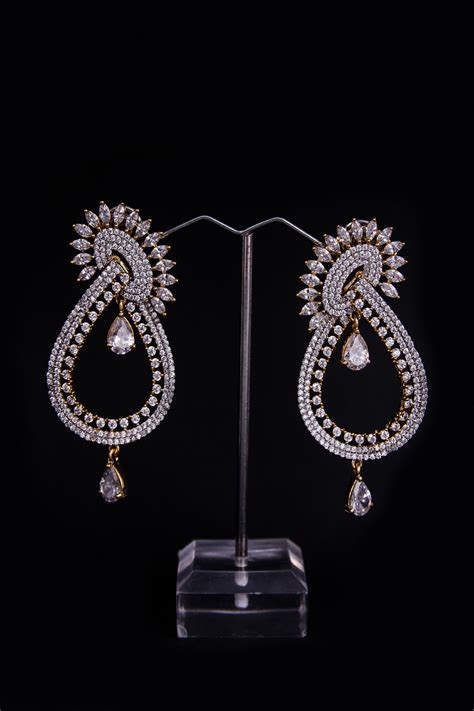 Wedding Gold Earrings Jewentillia