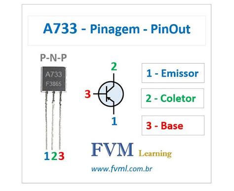 Pinagem Pinout Transistor Pnp A733 Características