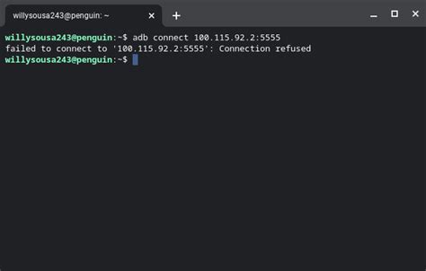 Problem With Adb Debugging R Chromeos