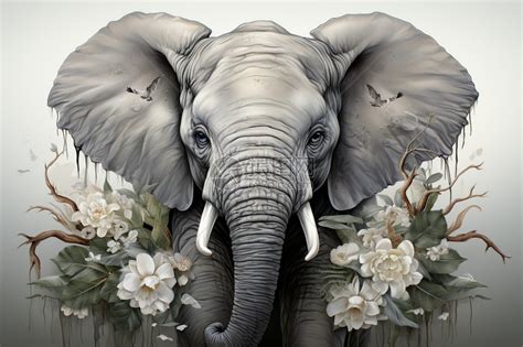 大象插图插画图片下载 正版图片600463191 摄图网