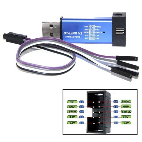 Simulateur Téléchargement Et Programmation St Link Stm8stm32 Test Et Avis