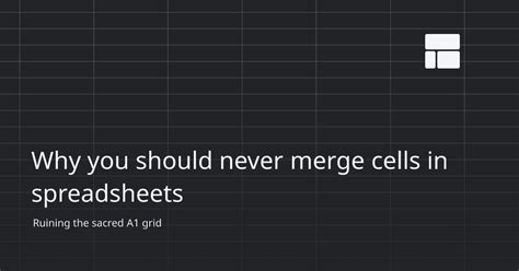 Why You Should Never Merge Cells In Spreadsheets Subset Blog Subset