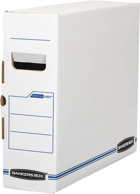 Amazon Com Bankers Box Pack X RAY Basic Duty File Storage Boxes Standard Setup Secure Tab