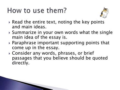 Quoting Paraphrasing And Summarizing Pptx