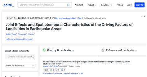 Joint Effects And Spatiotemporal Characteristics Of The Driving Factors Of Landslides In