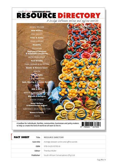 Resource Directory Fact Sheet