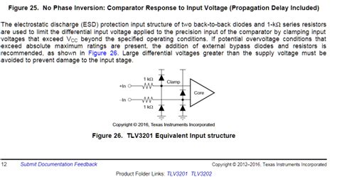Operational Amplifier When To Put Resistor On Comparator Input Electrical Engineering Stack