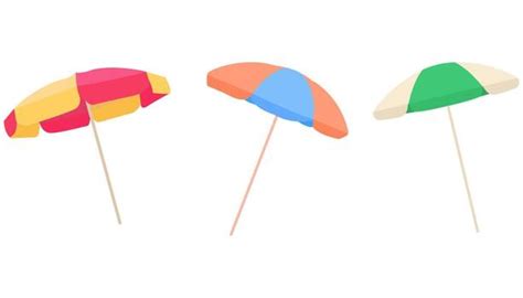 Beach Umbrella Clipart Free
