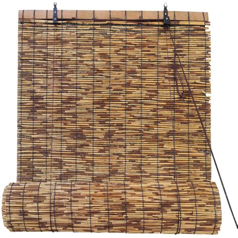 Estor Enrollable 150x200cm Compuesto 100 Bambú Natural Cortina Para Ventana O Puerta