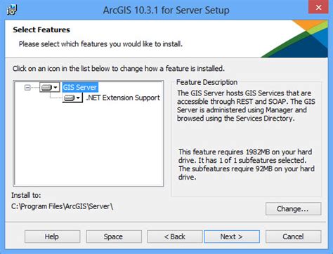 Instalar ArcGIS for Server en un equipoGuías de instalación y ArcGIS Enterprise