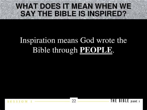 Ppt Trusting The Bible Understanding Its Divine Origin And Authority