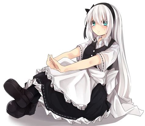 Тян с черно белыми волосами Zefirka Club фото и картинки