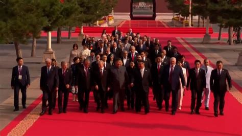 Xi With Kim And Putin On His Side Gather In Beijing For Parade Cnn