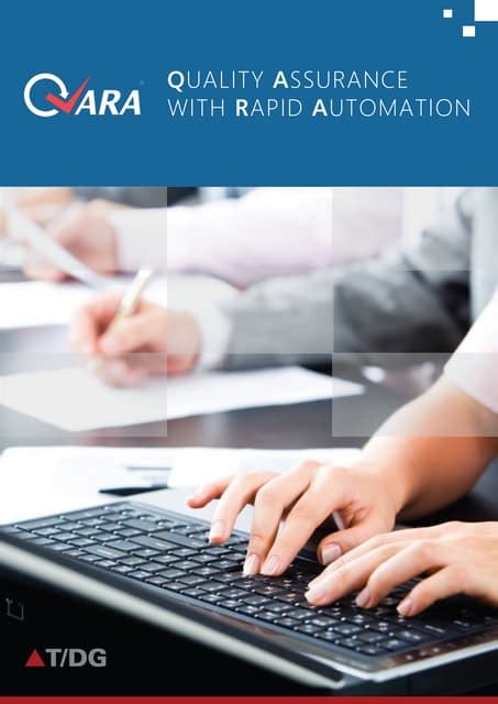 Qara Test Brochure Rapid Test Automation With Zero Coding And Manual