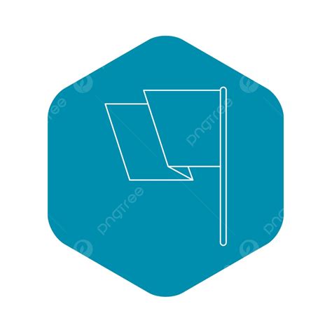 Flag Outline Clipart Png Images Flag Icon Outline Vector Illustration Travel Flag Location