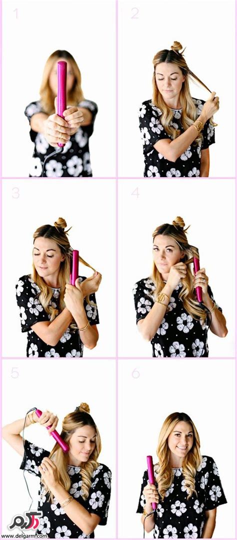 آموزش تصویری فر کردن مو با اتو مو