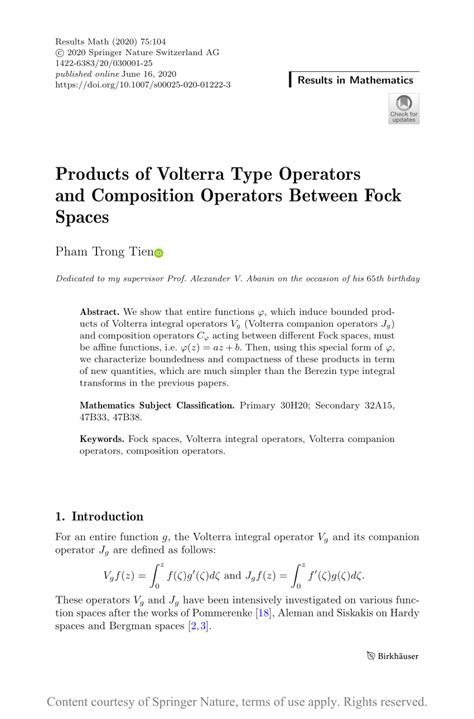 Products Of Volterra Type Operators And Composition Operators Between